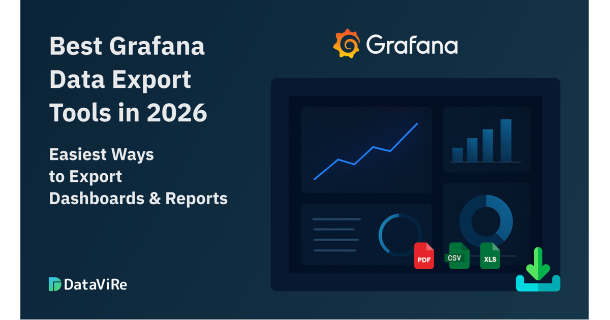 Best Grafana Data Export Tools in 2026: Easiest Ways to Export Dashboards & Reports
